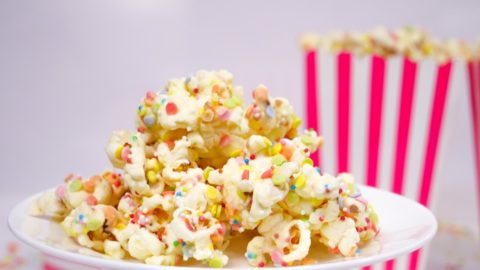 Funfetti Popcorn I White Chocolate Confetti Popcorn I Partysnack ...
