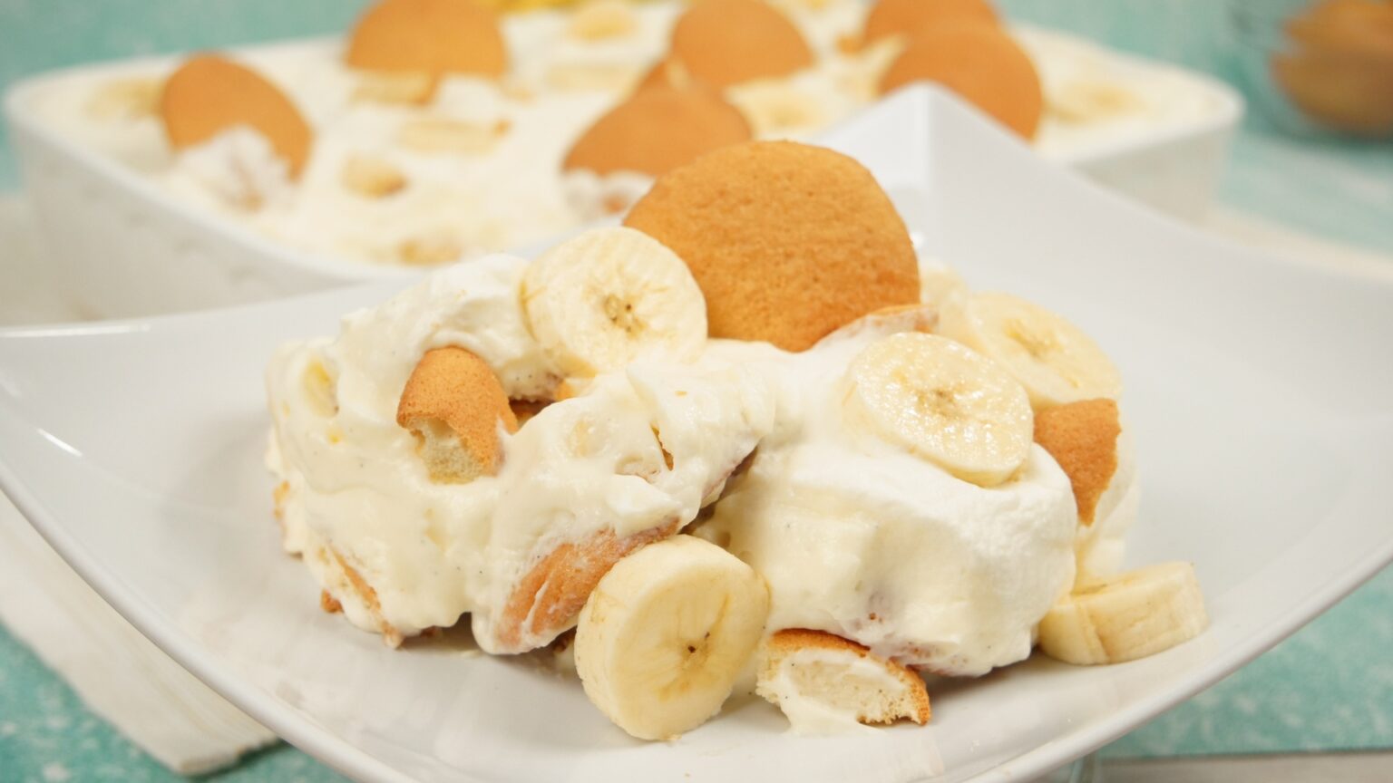 Banana Pudding| Leckeres Bananen-Dessert mit Sahnepudding ...